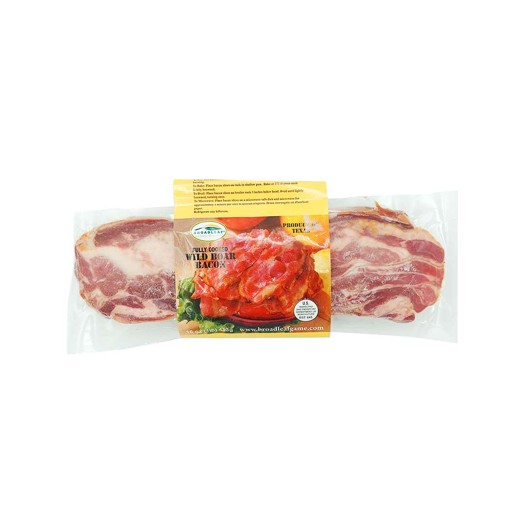 Wild Boar Sliced Bacon 1lb|NTFOODS