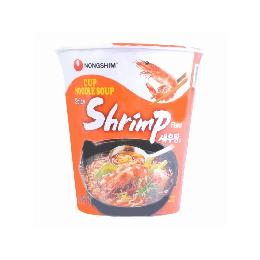 Nongshim Spicy Shrimp Cup Noodle|NTFOODS